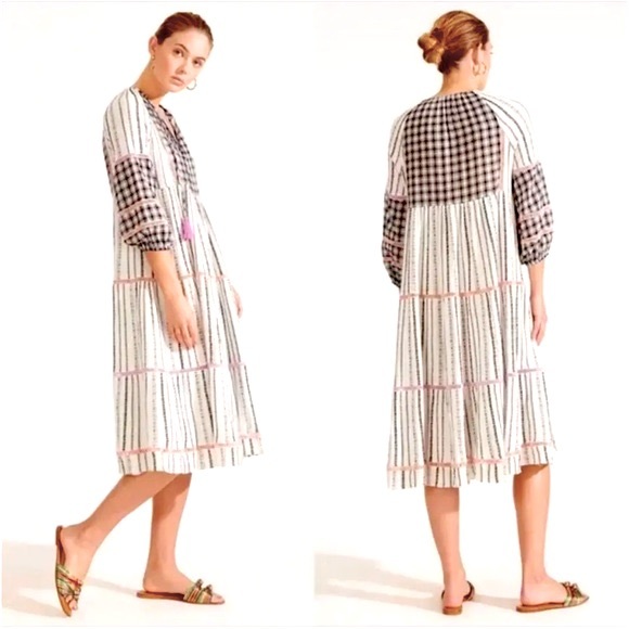 Veronica Beard | Dresses | Veronica Beard Eileen Dress Prairie White ...